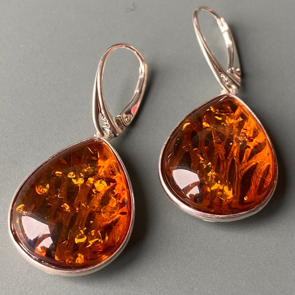 Large Amber Drops – Audrey Bull Narberth